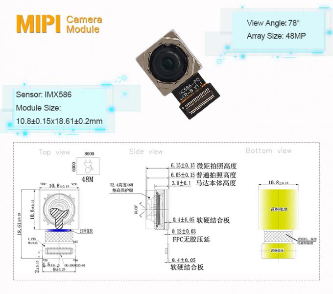 48MP IMX586 MIPI Camera Module Ultra HD Camera Module for High ...