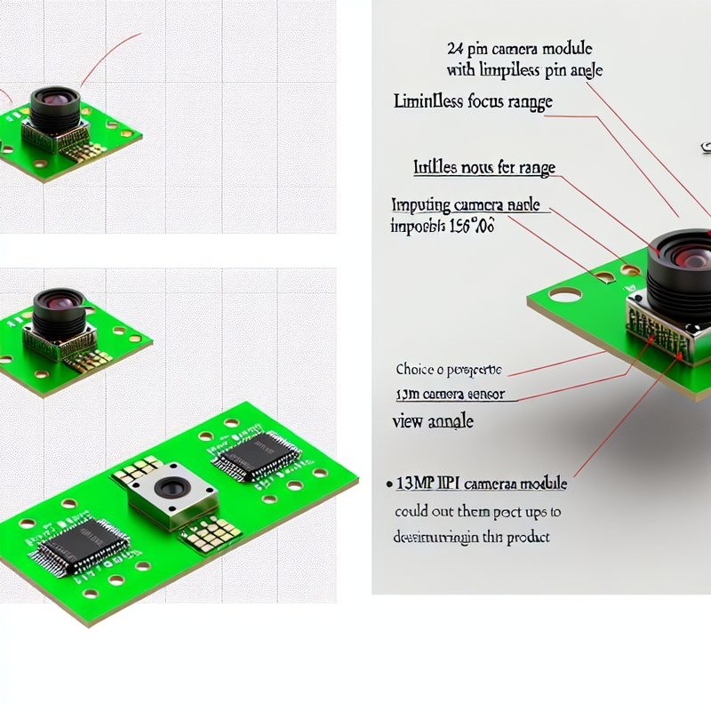 24 Pin MIPI Camera Module With Limitless Focus Range And Impressive 150 ...