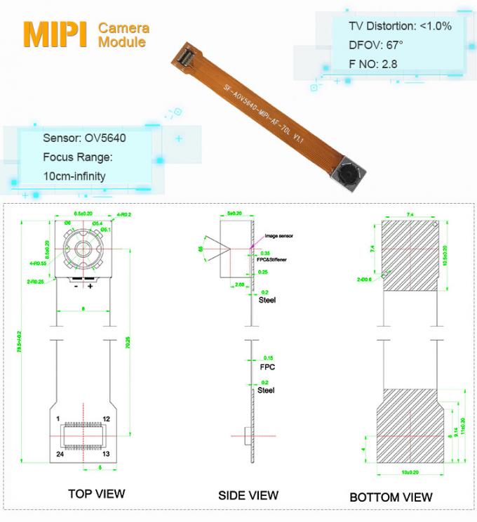5mp Raspberry PI Camera Module ESP32 OV5640 Mipi Camera Module